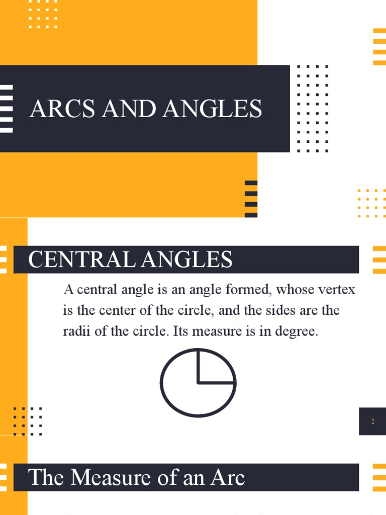 Arcs and Angles | PDF