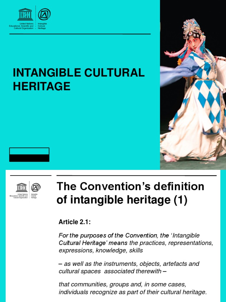 Intangible Cultural Heritage | PDF