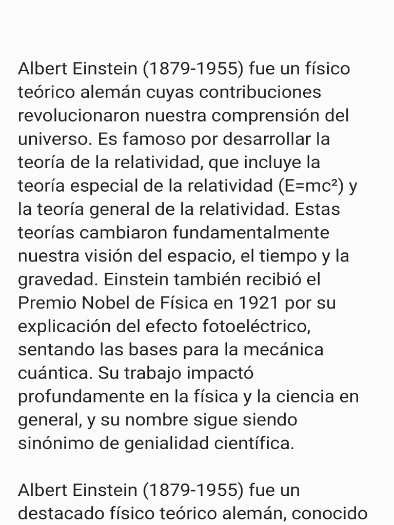 Albert Einstein | PDF