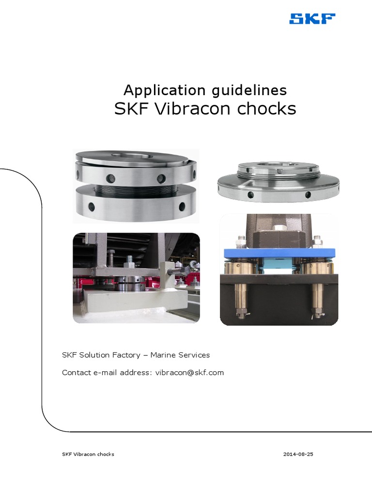 SKF Vibracon Application Guide | PDF | Screw | Mechanical Engineering