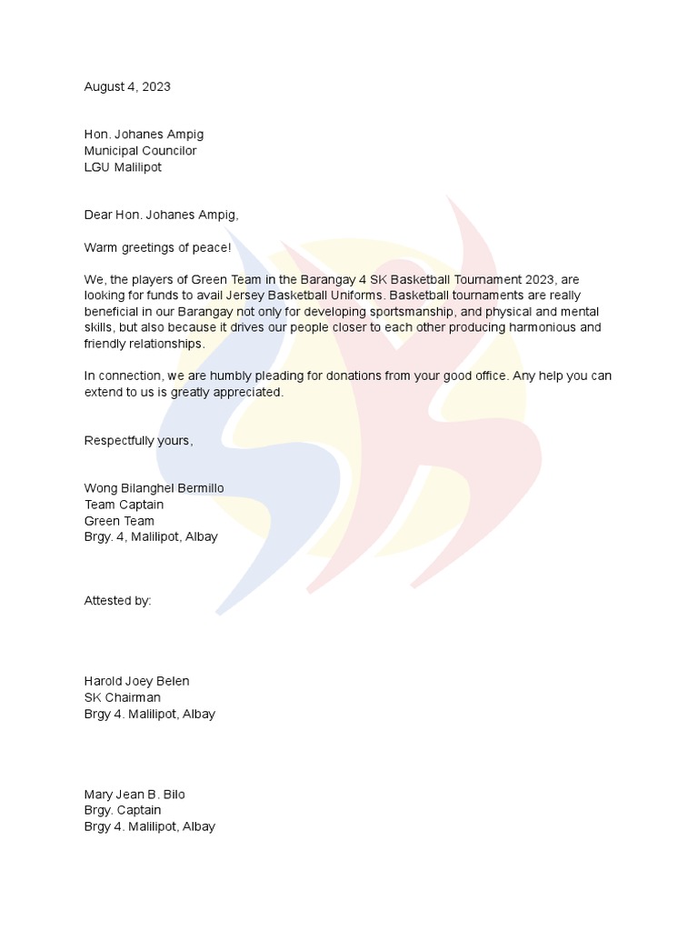 Solicitation Letters - With Blanks | PDF