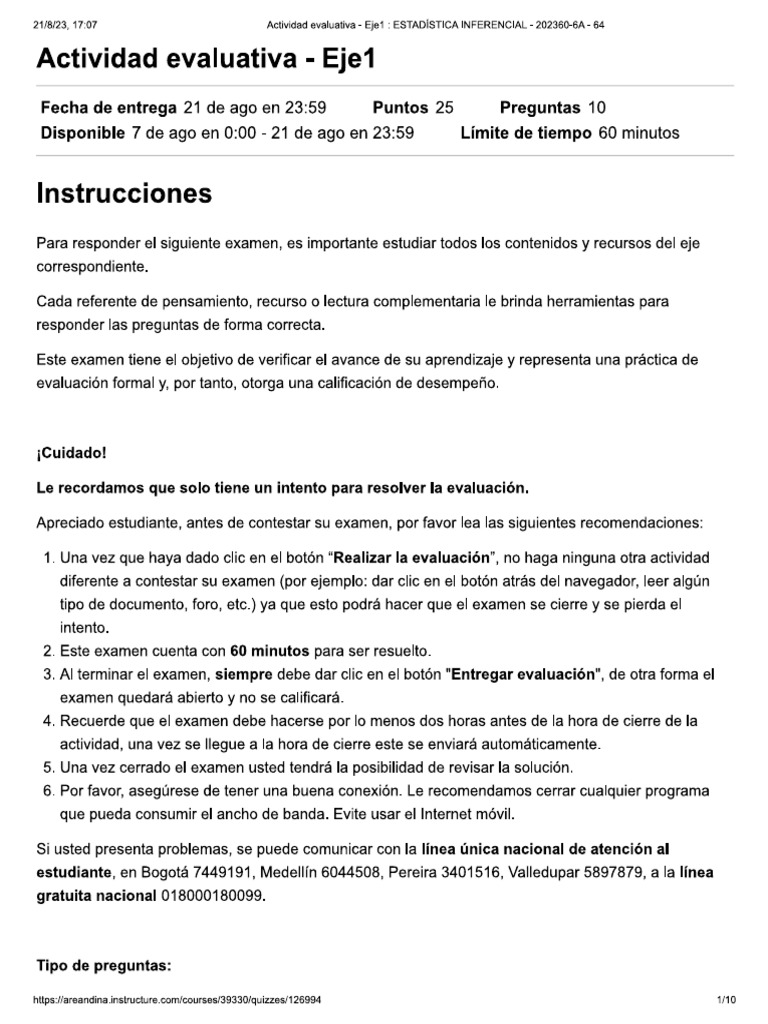 Actividad evaluativa - Eje1 | PDF