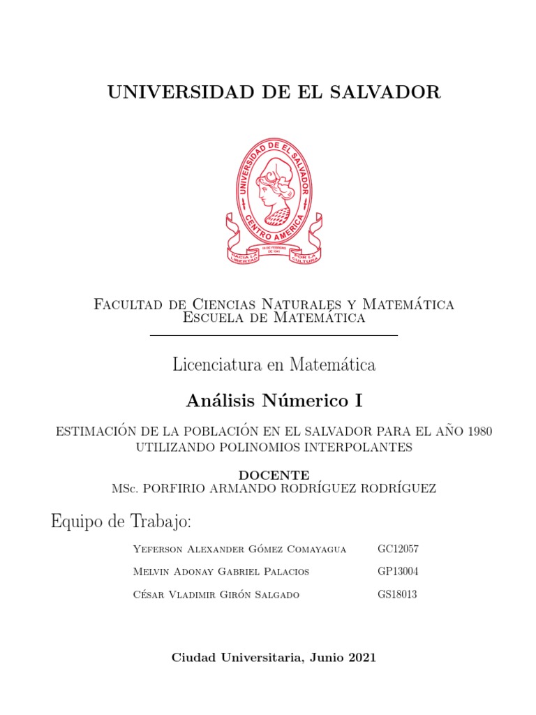 Proyecto AN1-1 | PDF | Matemáticas | Análisis matemático