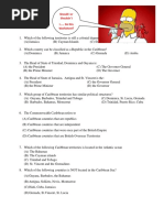 Islands Quiz Answers | PDF | Caribbean | The Bahamas