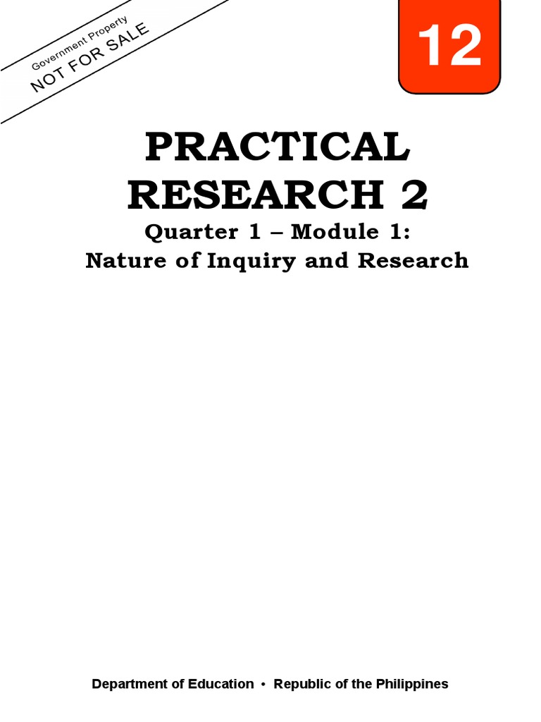 Practical Research 2 Week-1 | PDF | Quantitative Research | Learning