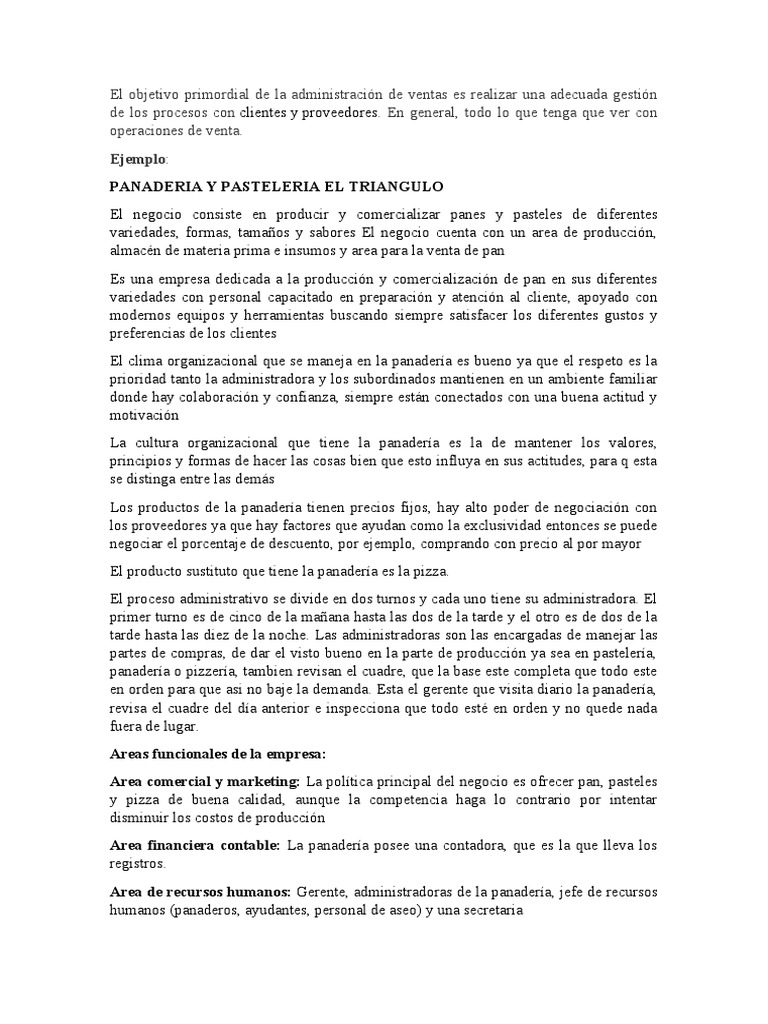 El Objetivo Primordial de La Administracion | PDF | Panes | Business El Objetivo Primordial de La Administracion | PDF | Panes | Business