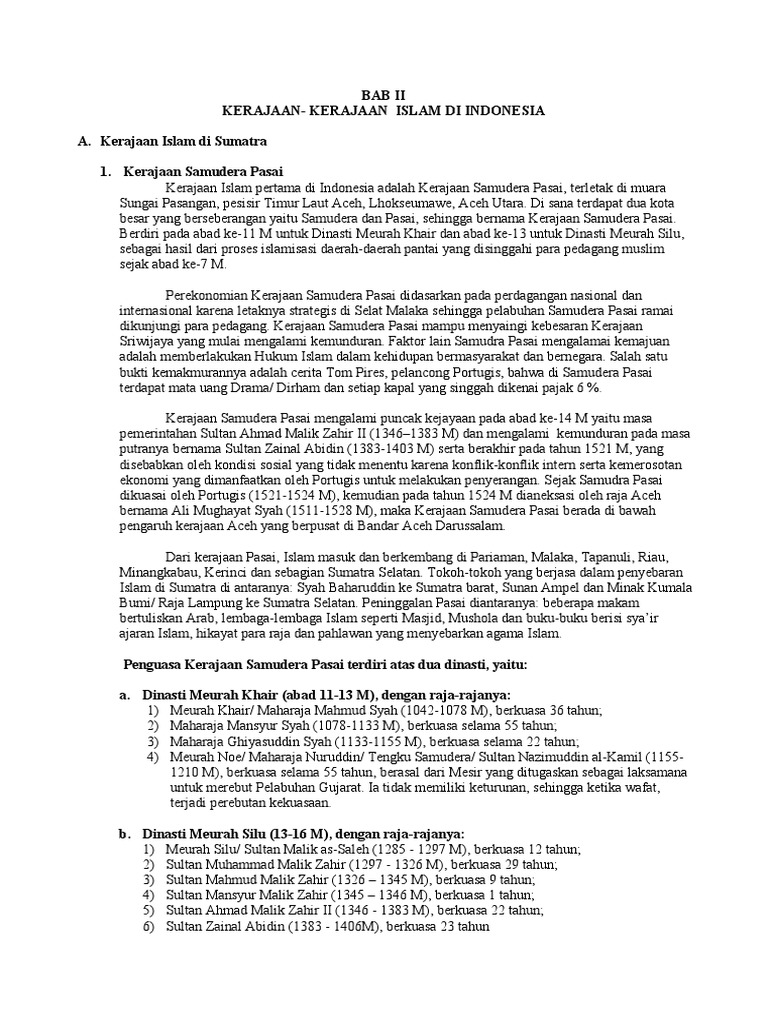 Materi SKI XII BAB II FIX 2022-2023 | PDF