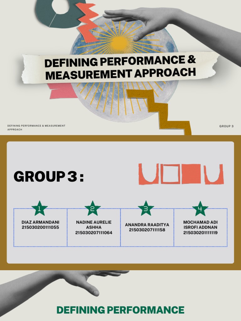 Group 3 - Defining Performance & Measurement Approach | PDF | Psychology | Psychological Concepts