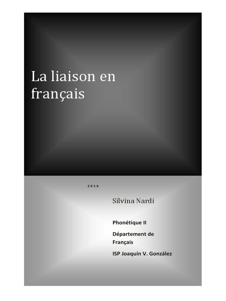01. BROCHURE La liaison | PDF
