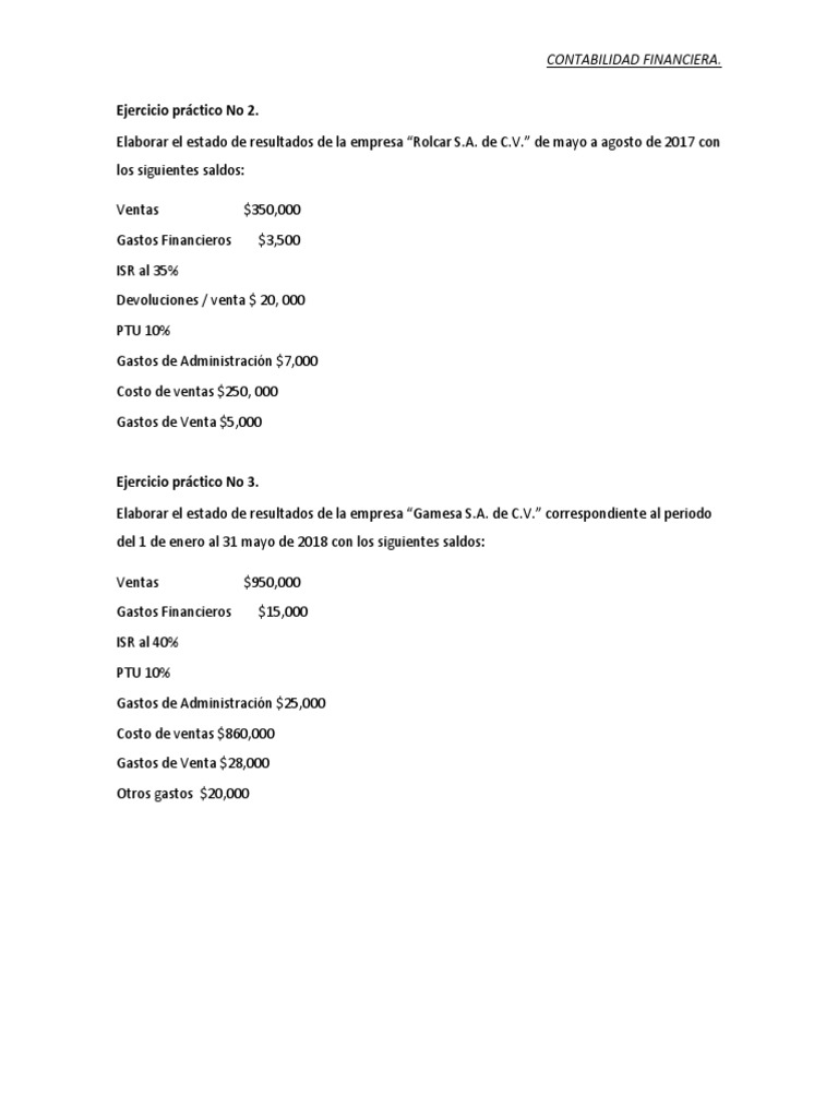 Ejercicio Practico 3 | PDF