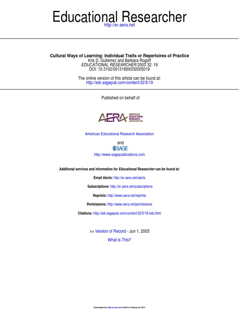 Gutierrez_Rogoff___2003___Cultural_Ways_of_Learning_Individual_Traits ...