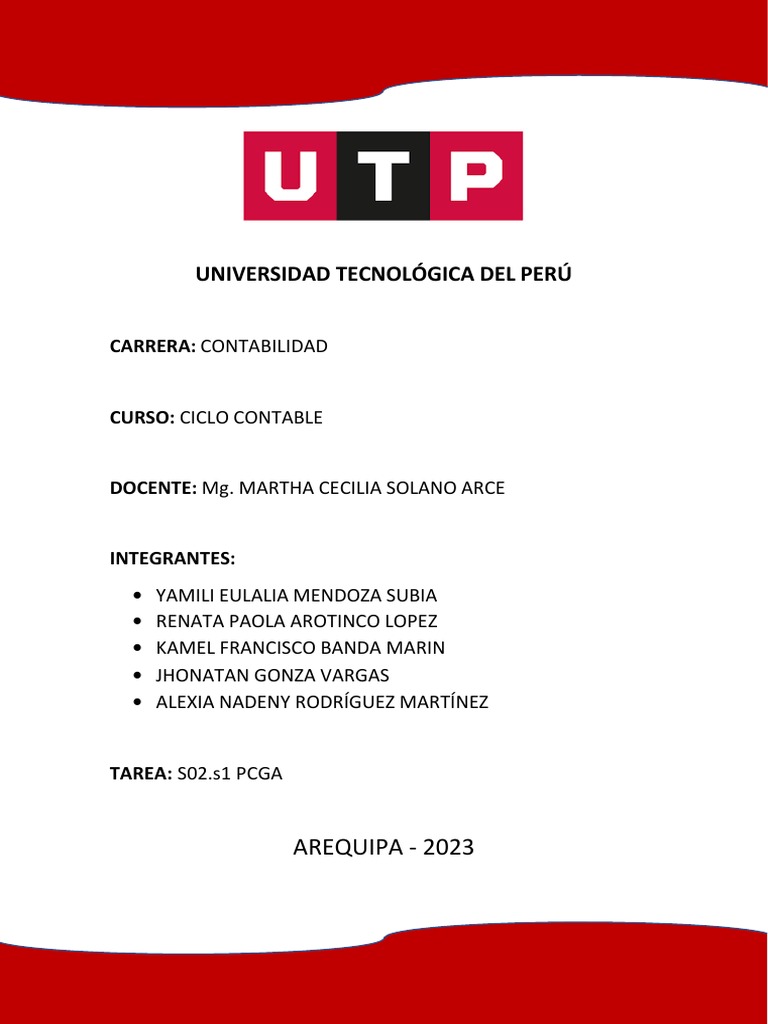 Actividad S02.s1 PCGA | PDF | Contabilidad | Business