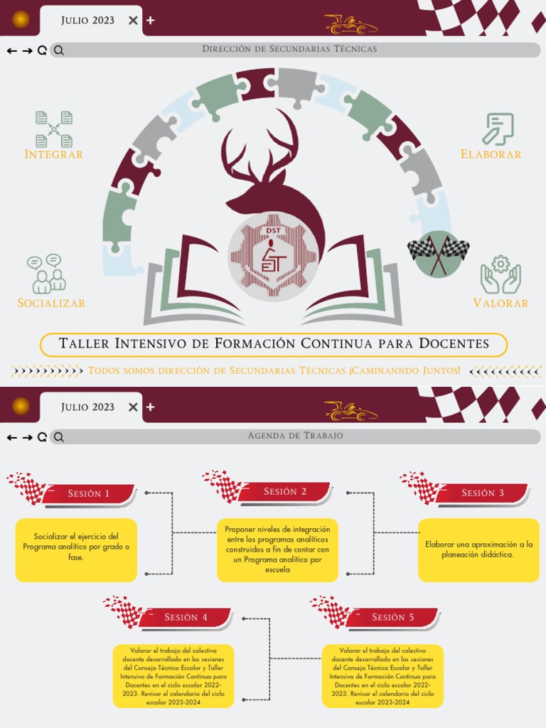 Taller Intensivo Julio 2023 | PDF | Plan de estudios | Enseñando