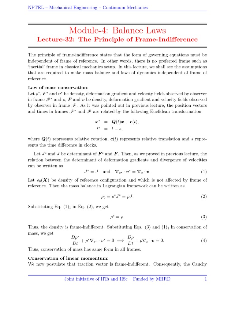 Lec 32 | PDF | Continuum Mechanics | Stress (Mechanics)