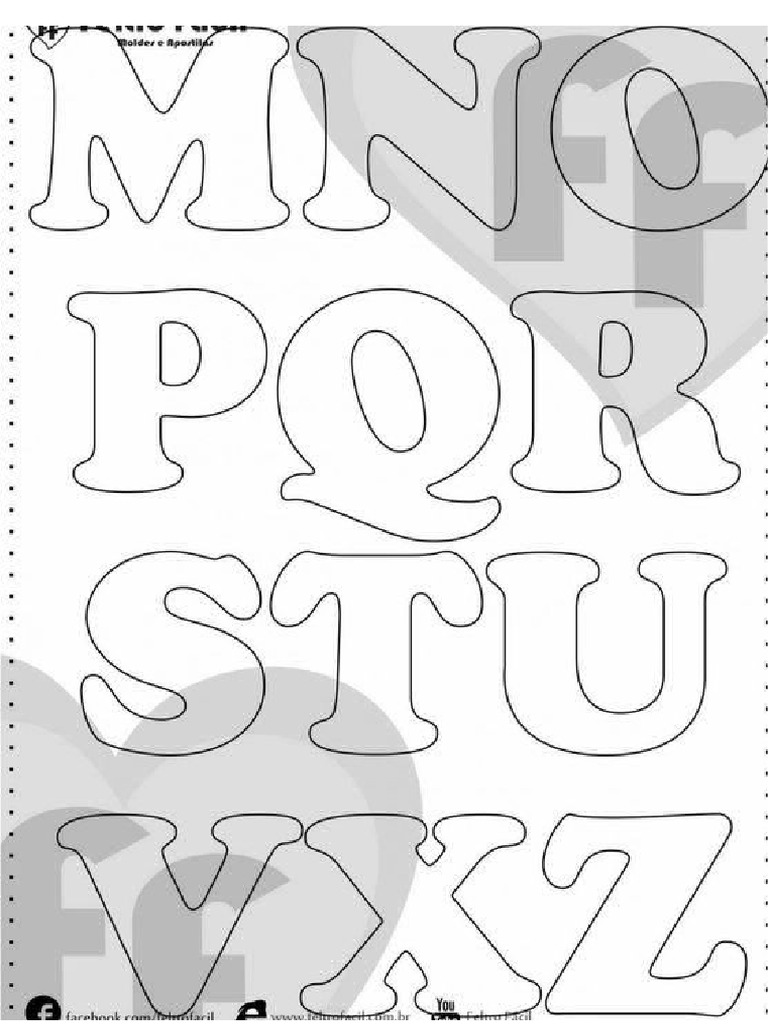 Plantillas Letras | PDF