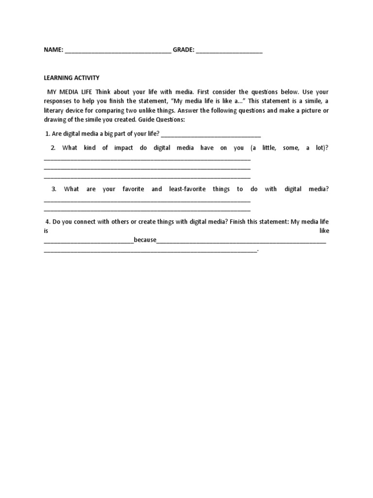 Grade 11 Ict Activity | PDF