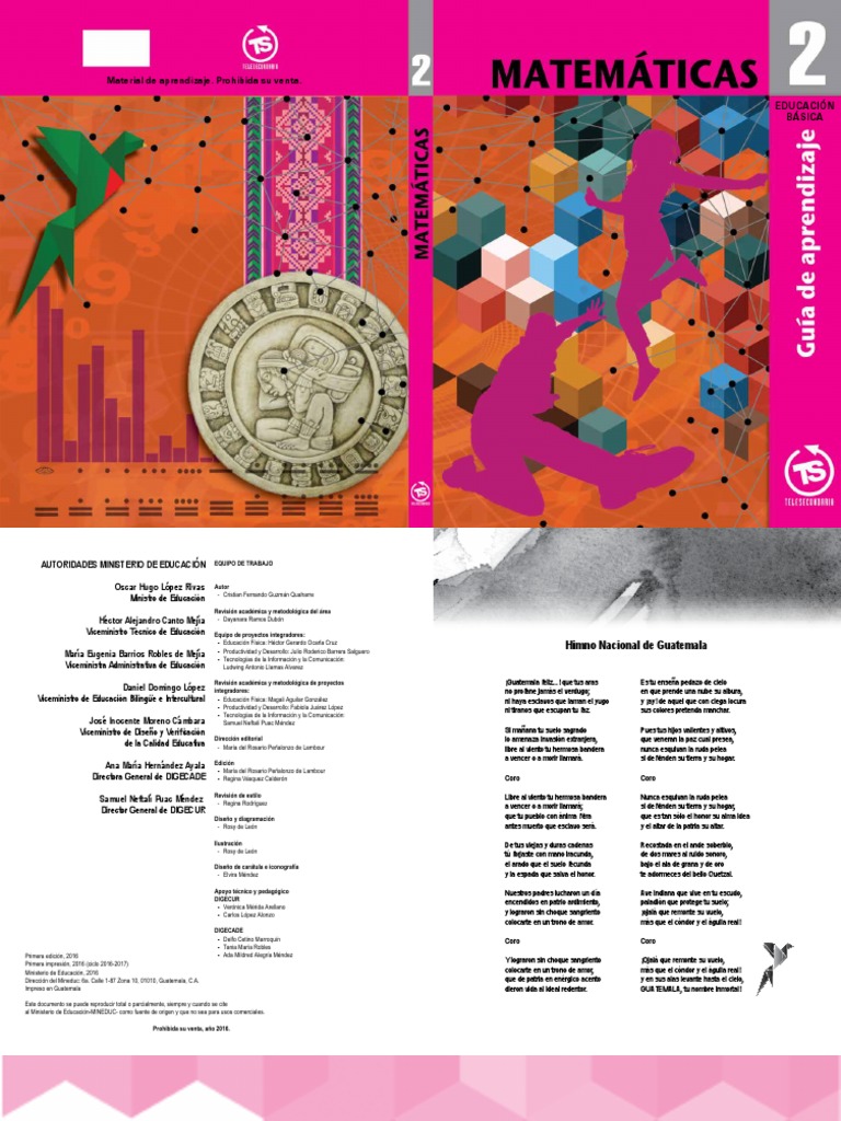 Guía de Matemáticas 2do. TS | PDF | Aprendizaje | Evaluación