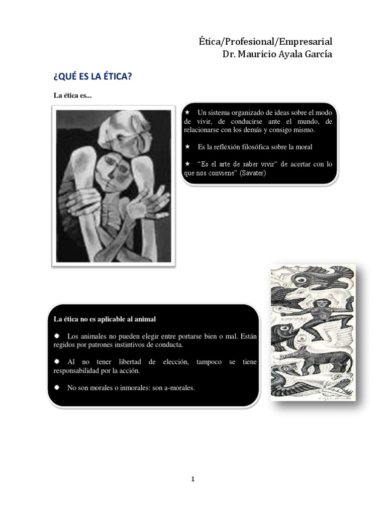 1.Ética y Moral | PDF | Moralidad