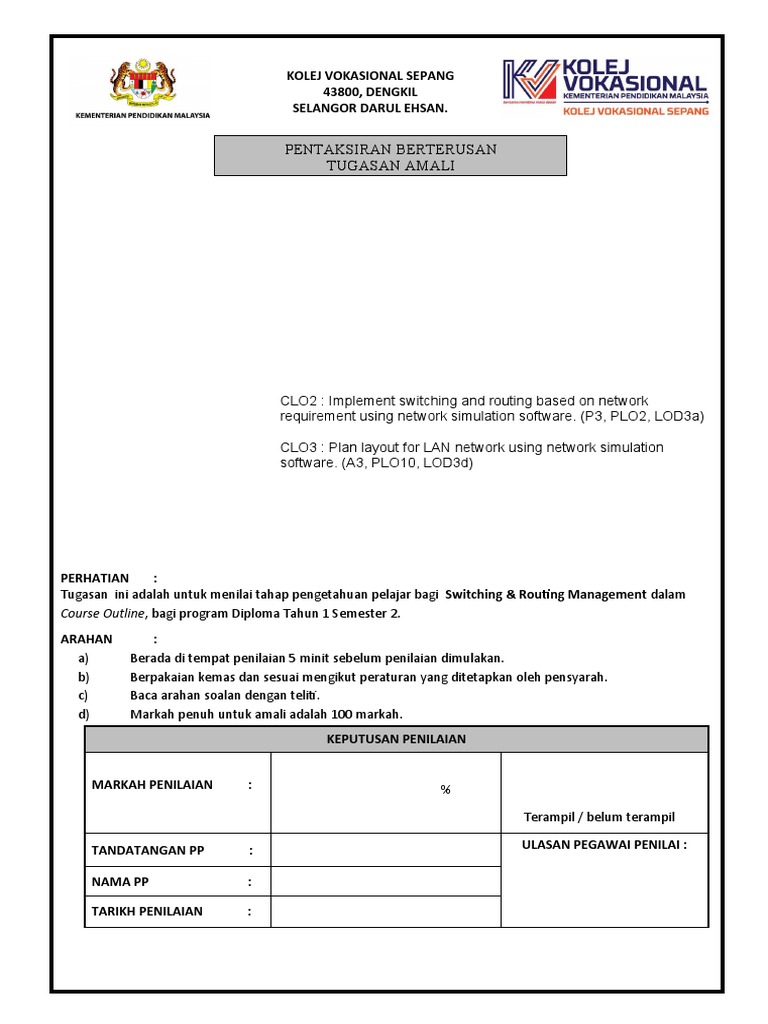 Tugasan Dynamic Routing Protocol Pdf