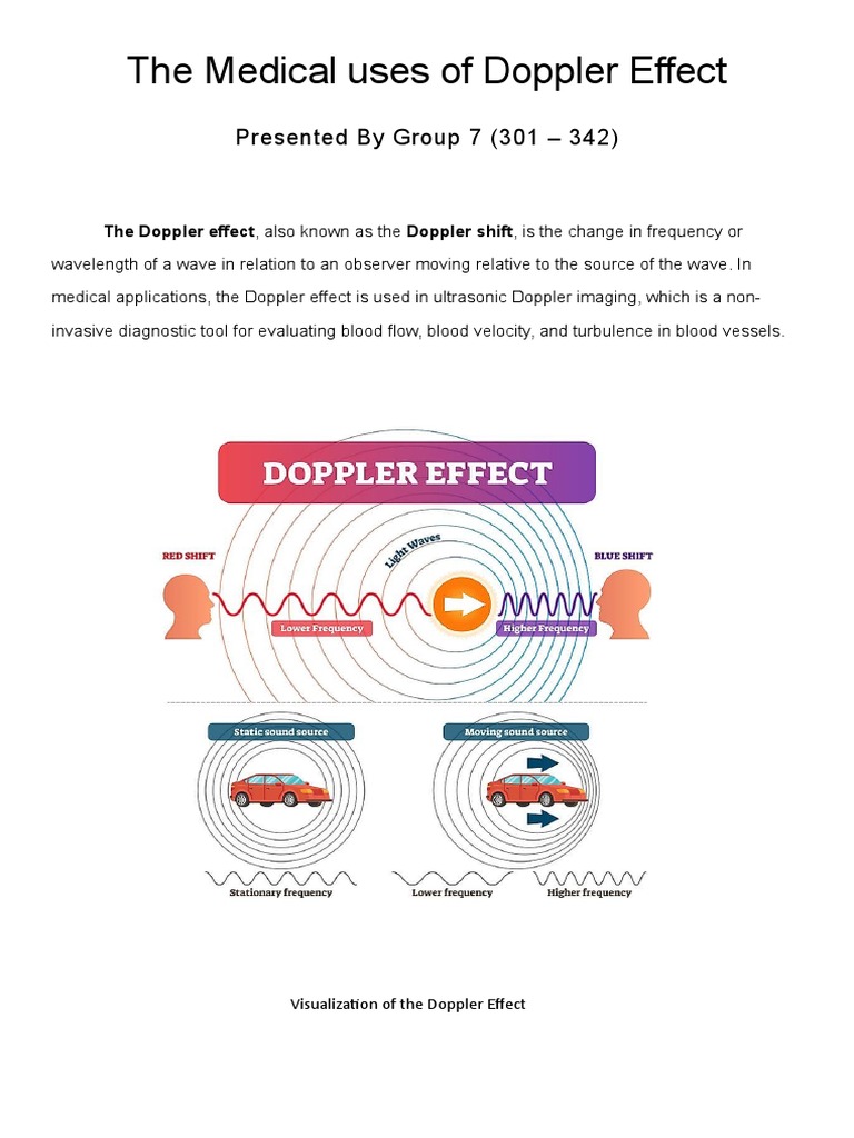 The Medical Uses of Doppler Effect | PDF | Medical Ultrasound | Doppler Effect