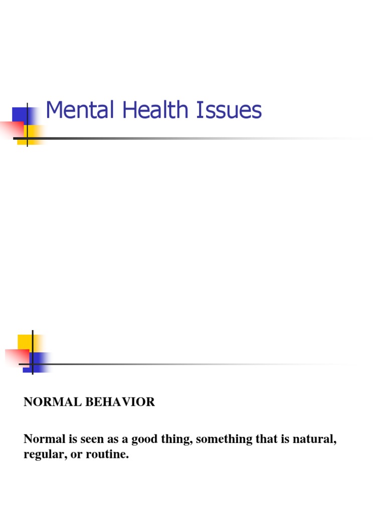 CMH 1 | PDF | Mental Disorder | Mental Health