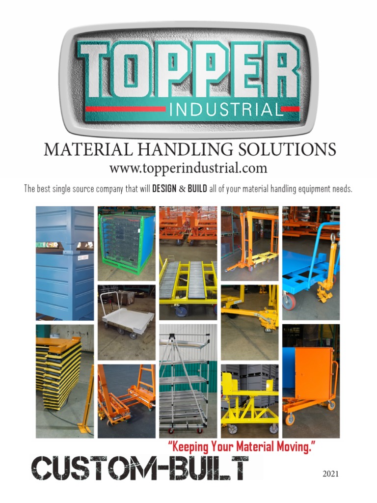 2021 Topper Industrial Catalog | PDF | Manufactured Goods | Vehicles