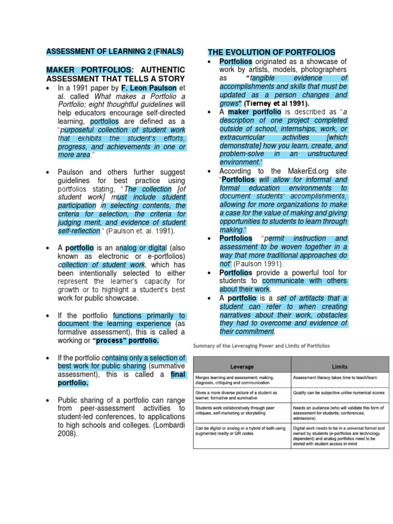 Assessment of Learning 2 Finals Reviewer | PDF | Educational Assessment ...