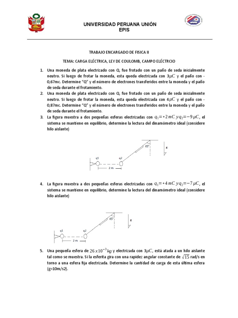 Ejercicios de Fisica | PDF