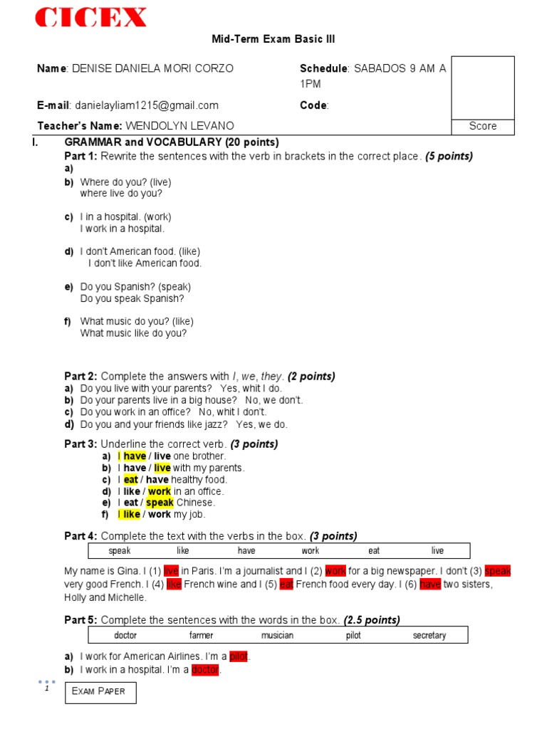 Ingles B3 Resuelto | PDF | Languages | Foreign Language Studies