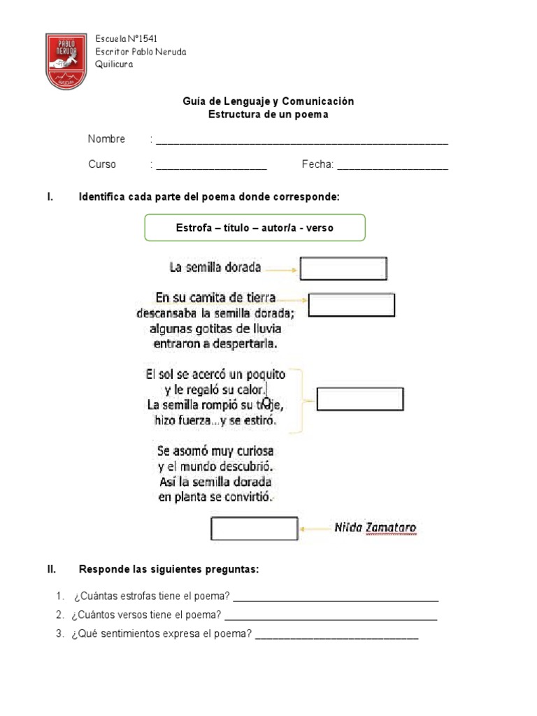 Estructura de Poema | PDF