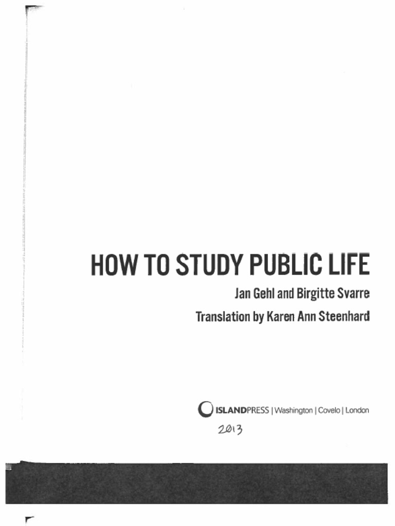 How To Study Public Life | PDF