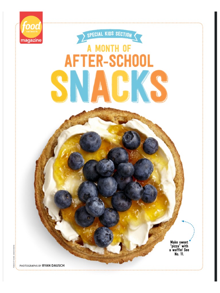 Food Network Magazine April 2015 - Month of After School Snacks | PDF ...