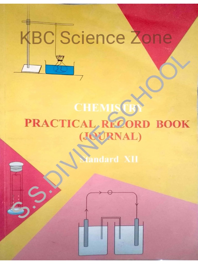 GSEB 12th Chemistry Journal - Eng (VisionPapers - In) | PDF