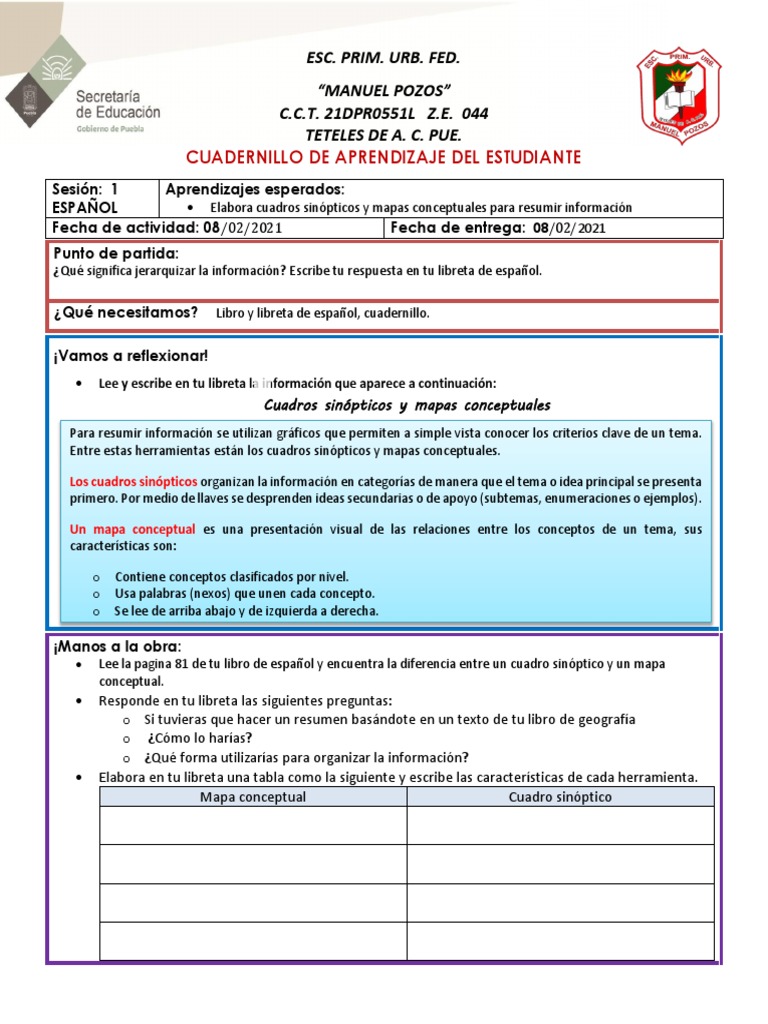 Cuadernillo 5 Quinto a 2021 | PDF