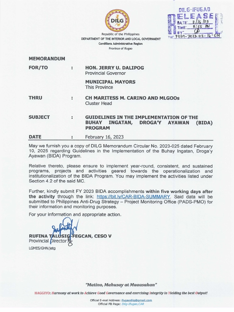 PO27-2023-02-16-014 BIDA GUIDELINES(1) | PDF