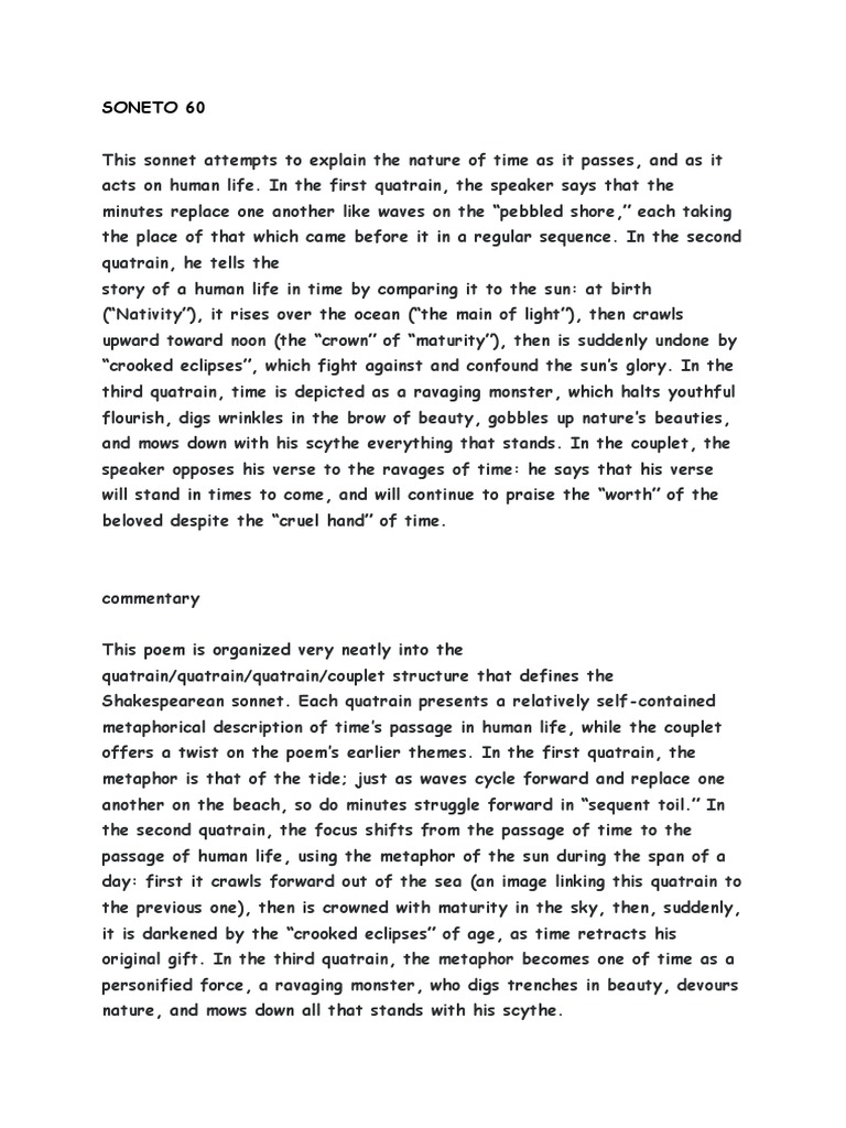 Sonnets English | PDF