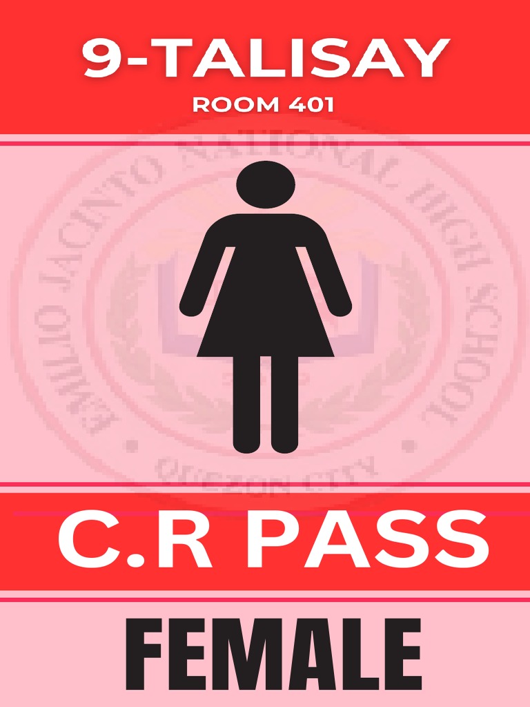 CR Pass Template for Students | PDF