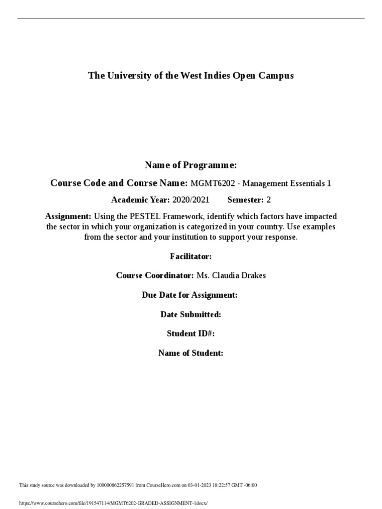 Mgmt6202 Graded Assignment 1 Pdf Employment Economics 