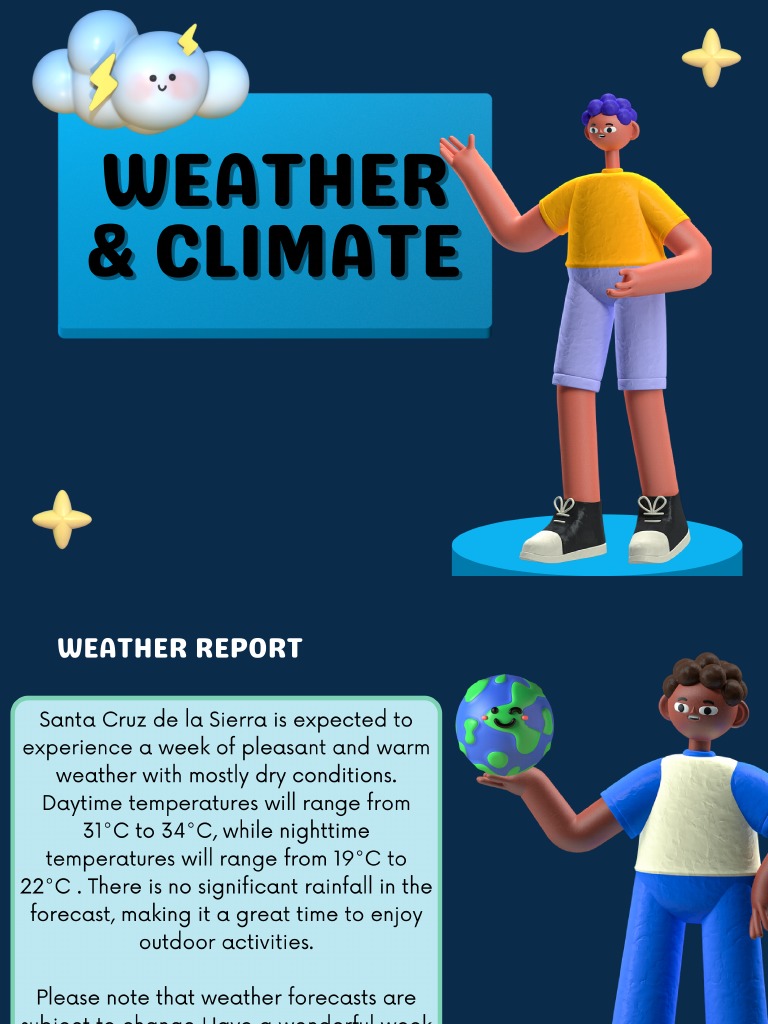 Weather and Climate Earth Science Quiz Presentation Colorful 3D Style | PDF