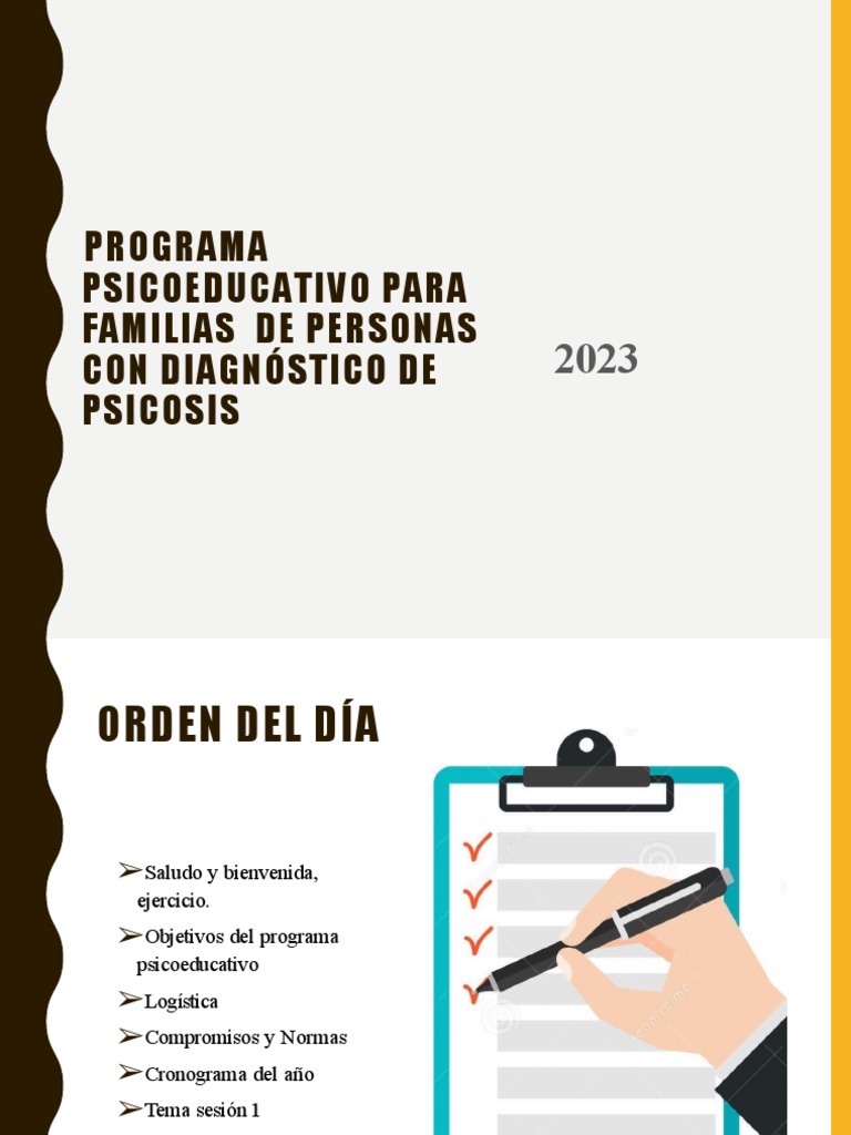2022 - Psicoeducativo para Familias Presentacion. Psicosis | PDF | Esquizofrenia | Psicosis