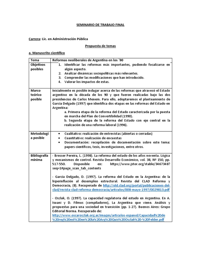 Documento Complementario - ADM PUB. | PDF | Planificación | Administración Pública