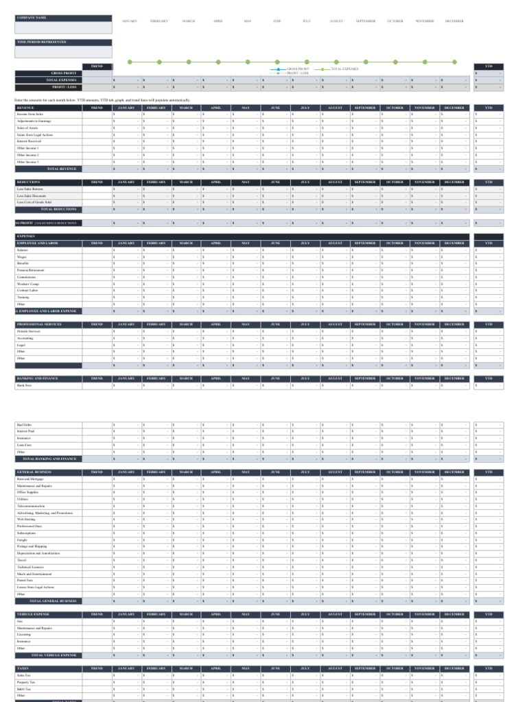 IC Annual Expense Report Template 10685 | PDF | Revenue | Employment