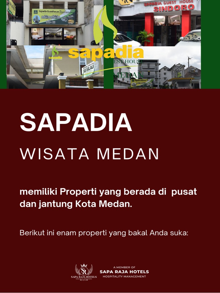 E-Brosur Sapadia Wisata Medan | PDF