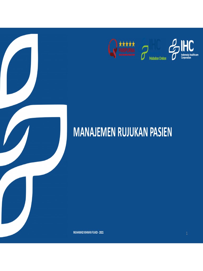 Manajemen Rujukan Pasien Kesehatan | PDF | Pengembangan Diri