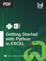Python For Excel Free Book | PDF | Microsoft Excel | Python (Programming Language)