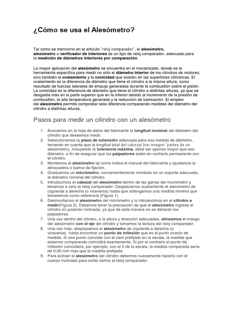 Cómo Se Usa El Alesómetro | PDF Cómo Se Usa El Alesómetro | PDF