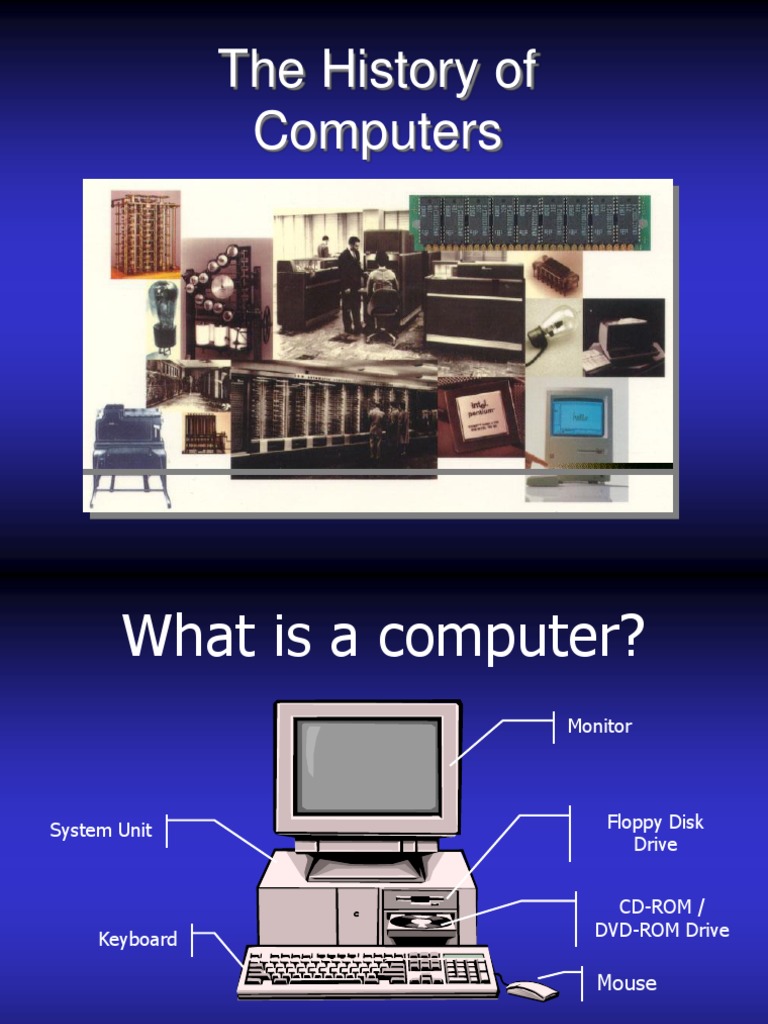 History of Computer | PDF | Integrated Circuit | Central Processing Unit