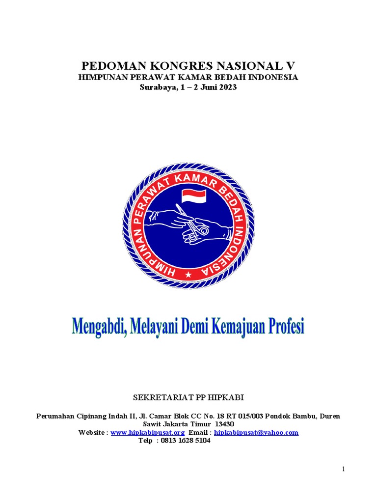 Final Draft Konas Hipkabi 14 Mei 2023 | PDF