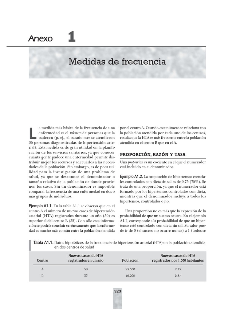 Anexo - Medidas-De-Frecuencia - 2004 - M-todos-de-investigaci-n-cl-nica-y-epidemiol-gica-Tercera ...