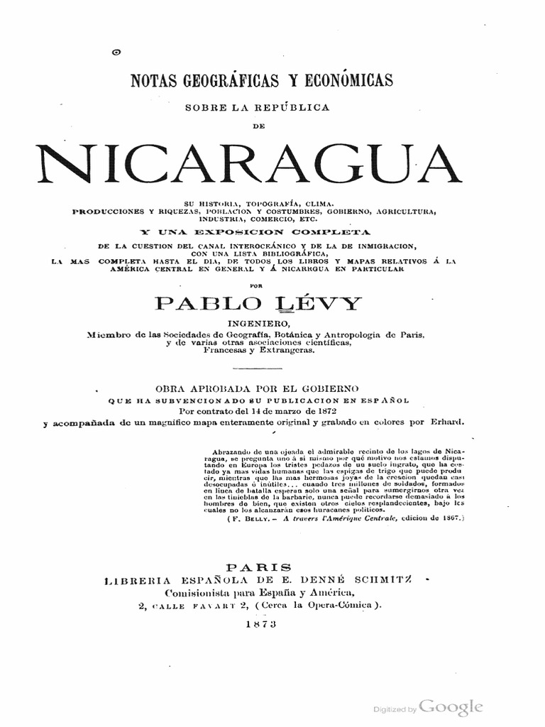 Notas Nicaragua | PDF